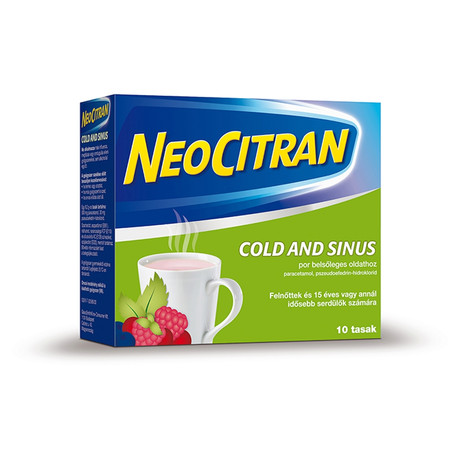 Neo Citran Cold and Sinus por belsőleges oldathoz 10x - GlaxoSmithKline ...