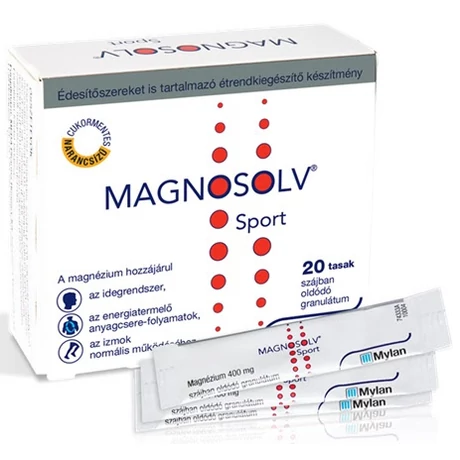 MAGNOSOLV SPORT granulátum 20x - Webáruház és Egészségügyi portál