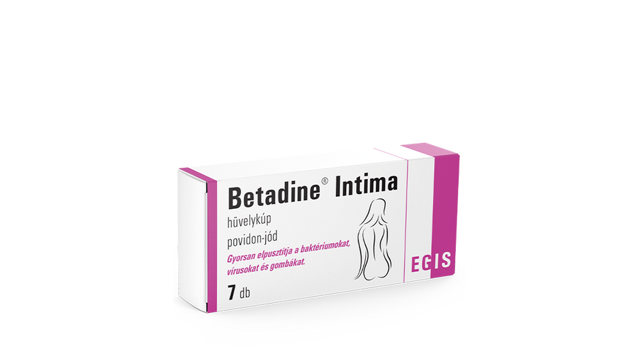 Betadine® Intima hüvelykúp 7x - Webáruház és Egészségügyi portál