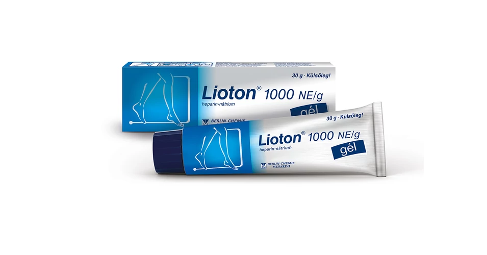 Lioton® 1000 NE/g gél 30g - Berlin-Chemie - Webáruház és Egészségügyi ...