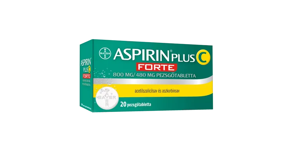 Aspirin® Plus C FORTE 800mg/480mg pezsgőtabletta 20x - Bayer ...