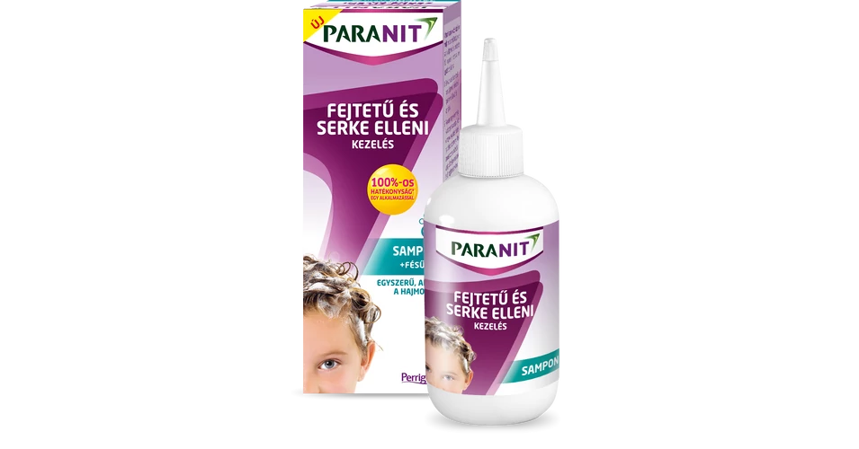 Paranit fejtetű és serke elleni sampon 200 ml + fésű - Omegapharma ...