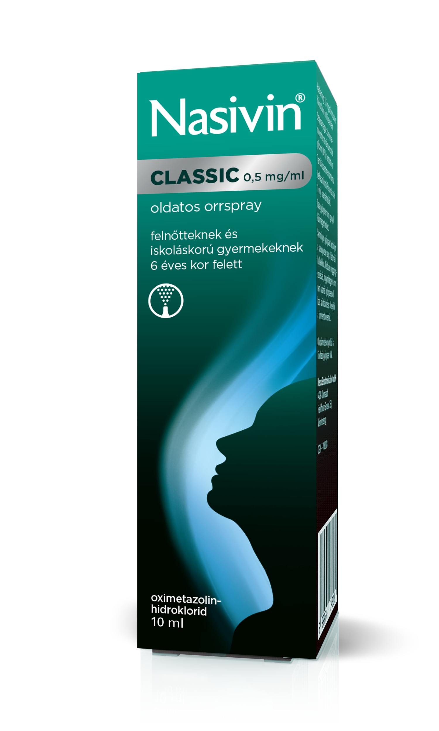 Nasivin Classic 0,5 mg/ml oldatos orrspray 10ml - P&G Hungary Kkt ...