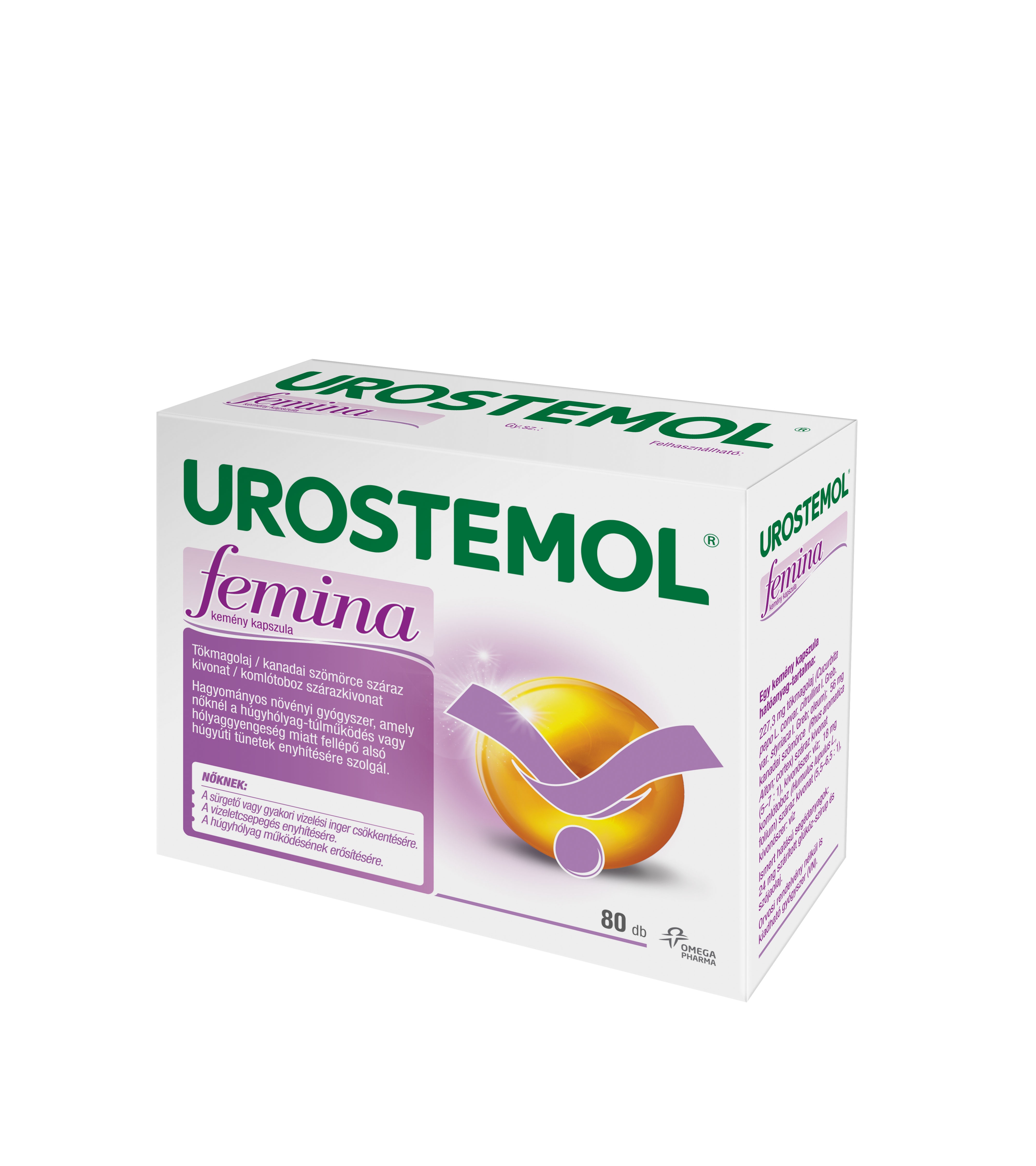 Urostemol femina kemény kapszula 80x - Omegapharma - Webáruház és ...